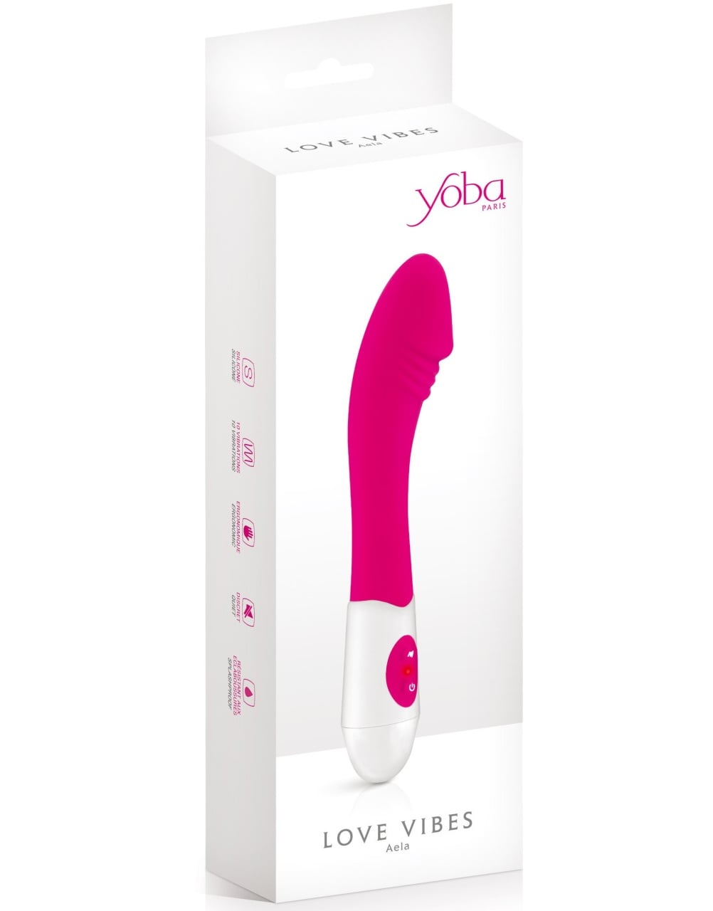Silikonski vibrator Aela Pink, 526103