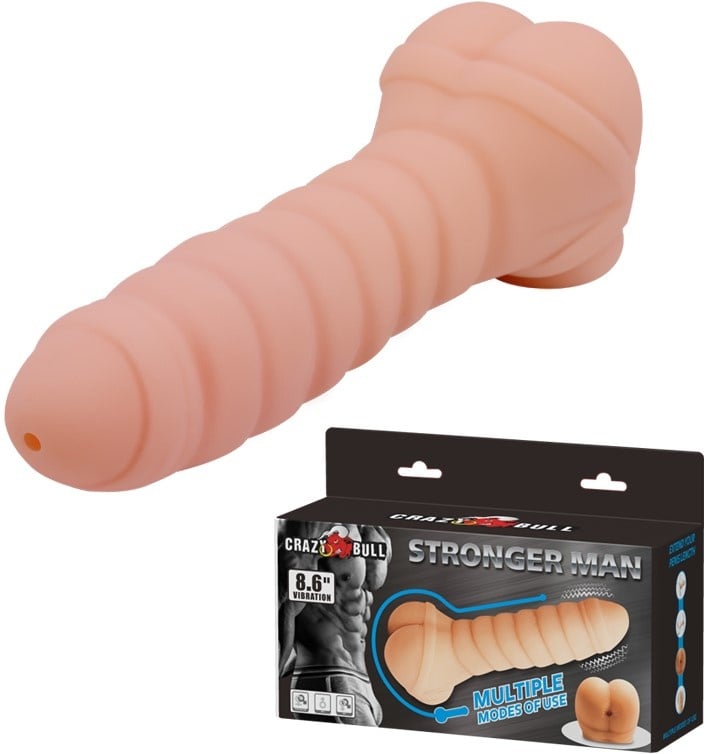Vibro navlaka i masturbator 2u1, Stronger Man, 9213