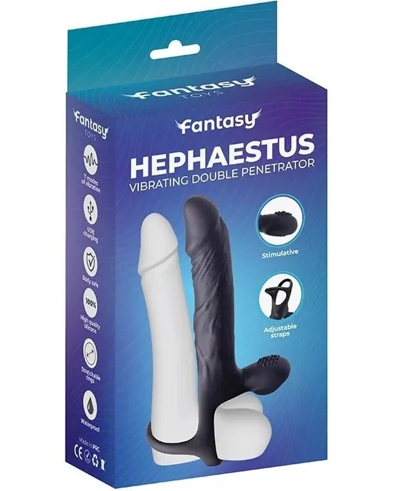 Vibriro dildo za duplu penetraciju, Hephaestus Vibrating Double Penetrator, 2001155