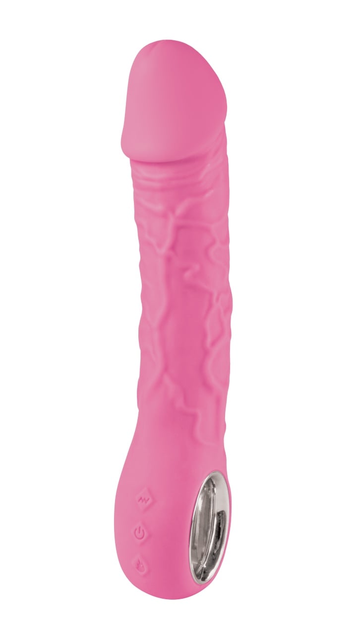 Silikonski Vibrator sa grejanjem, Prometheus Pink, 2001104