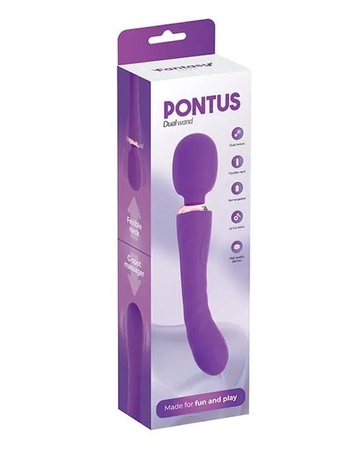 Dupli Wand vibrator, Pontus Dual Lila, 2001100