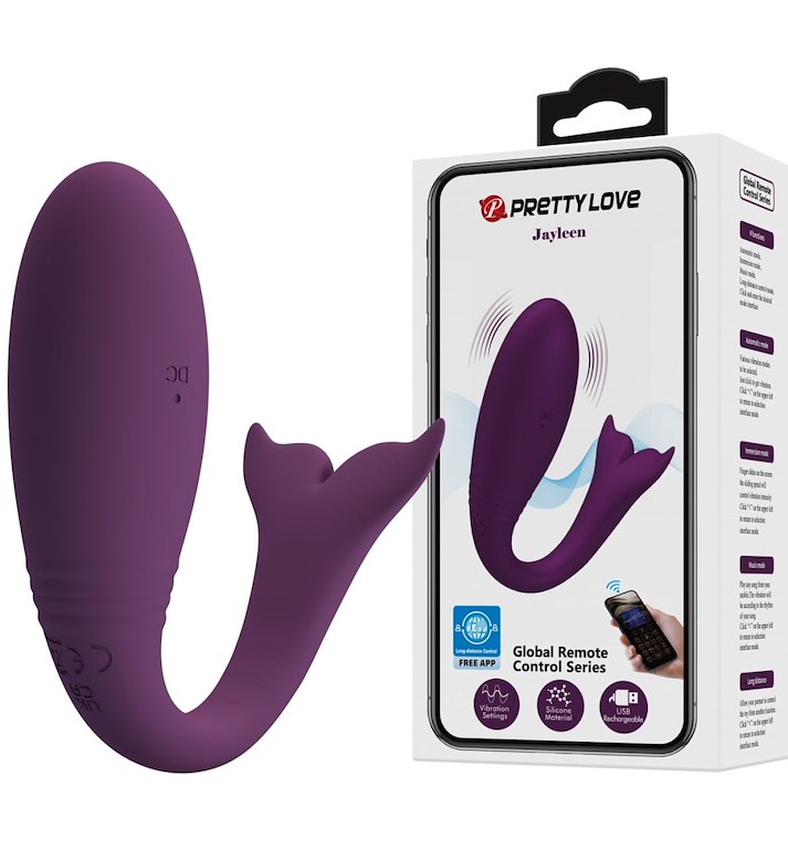 Kit vibrator za parove sa aplikacijom Jayleen, 335613