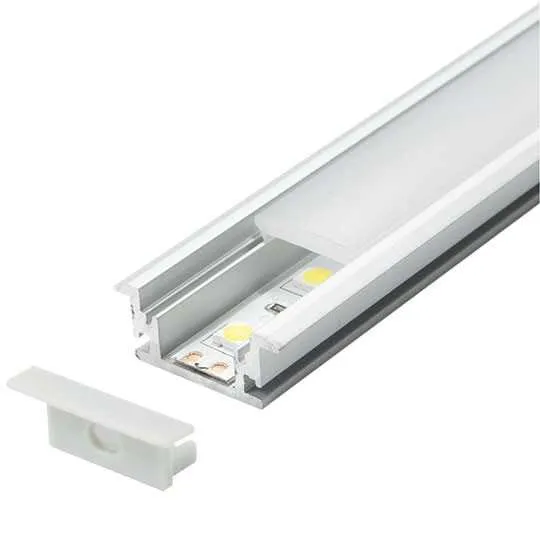 MA632 Podni ugradni aluminijumski profil za LED trake set sa difuzorom 11x27x2000mm Mitea Lighting