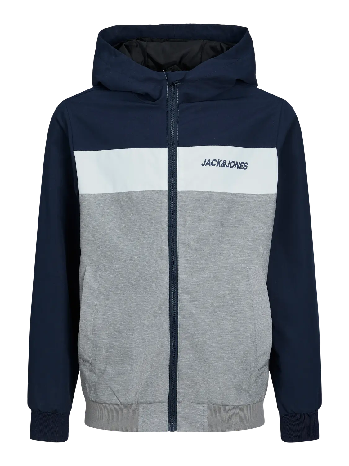 JACK & JONES JUNIOR Jakna za dečake 12200453, Teget-siva