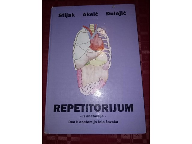 Repetitorijum iz anatomije deo I  anatomija tela čoveka