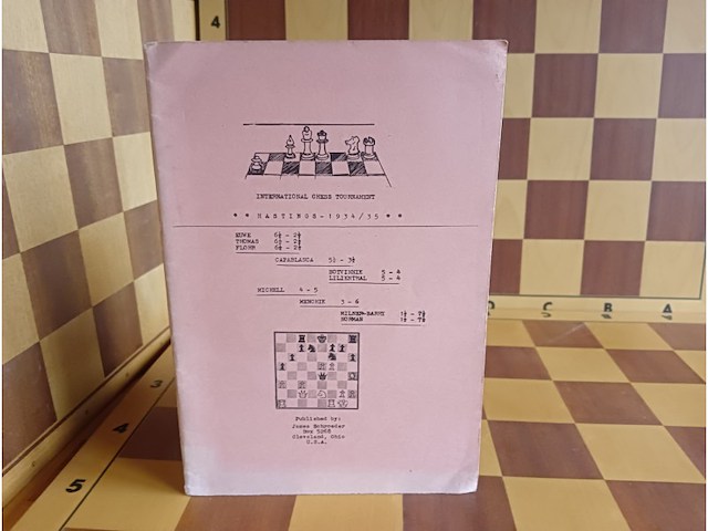 Chess Tournament Hastings 1934/35 (sah)