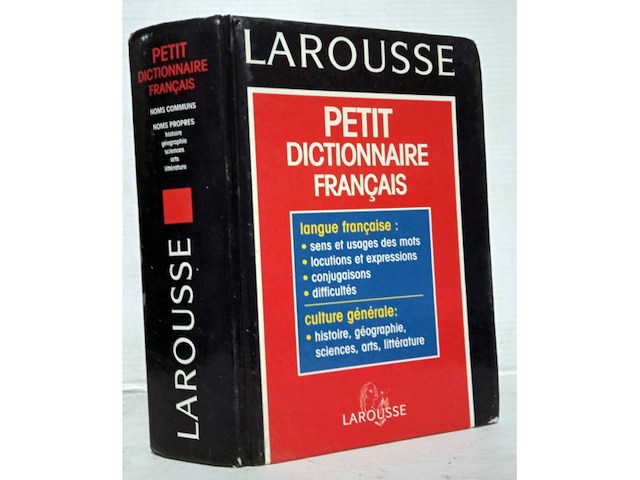 Petit Dictionnaire Francais Larousse