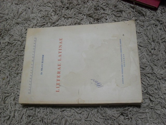 LITTERAE LATINAE - Dr Milan Budimir