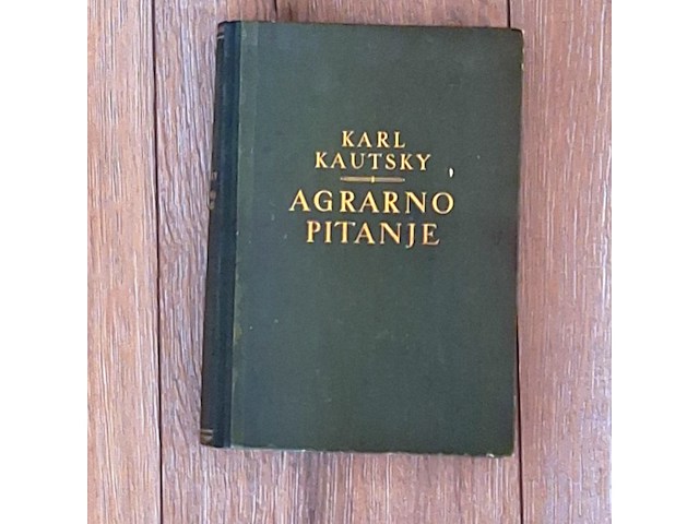 Agrarno pitanje  Karl Kautsky