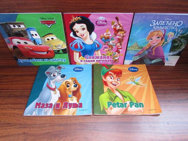 Pet Disney slikovnica (Egmont)