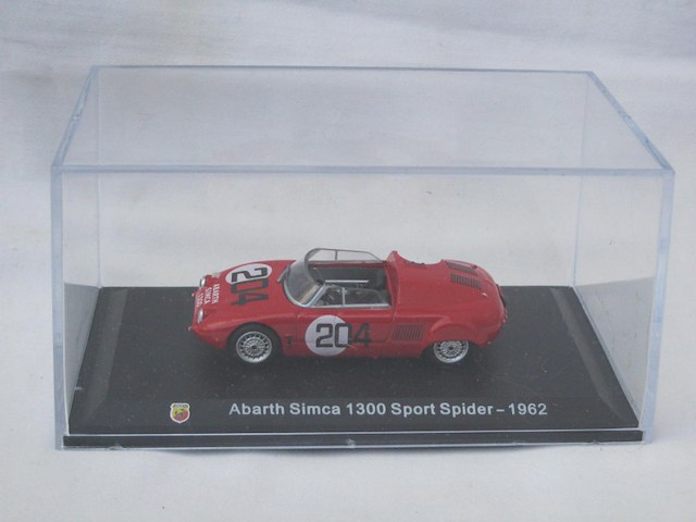 1:43 metro simca abarth 1300 sport spider