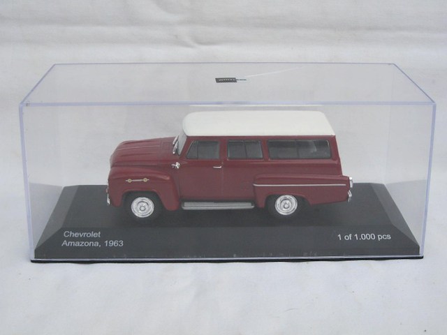 1:43 whitebox chevrolet amazona
