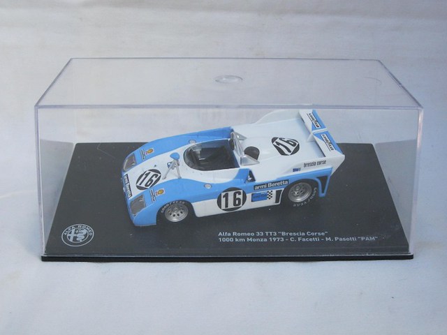 1:43 IXO/altaya alfa romeo 33 TT3 `brescia corse`