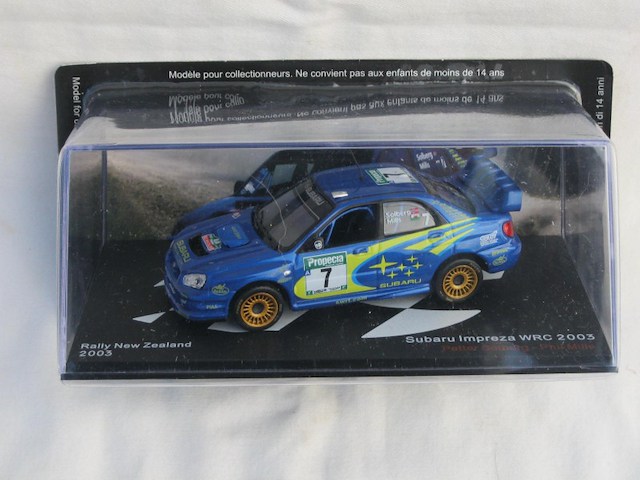 1:43 IXO/altaya subaru impreza WRC 2003