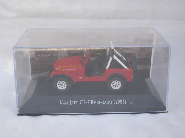 1:43 altaya jeep CJ-7 renegade