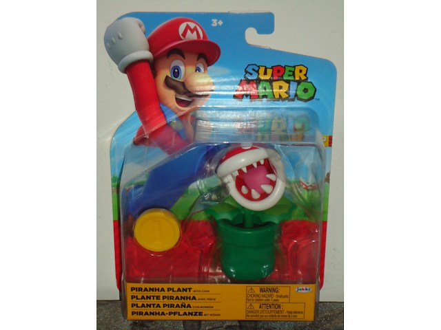Super Mario - Piranha Plant with Coin