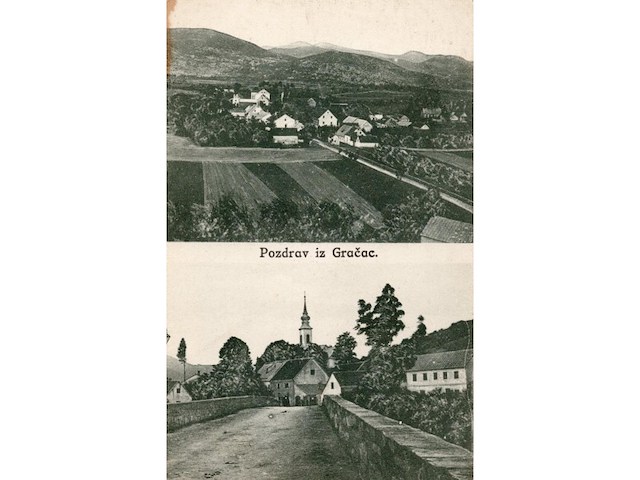 Gracac 1918 - Srpska crkva - Lika