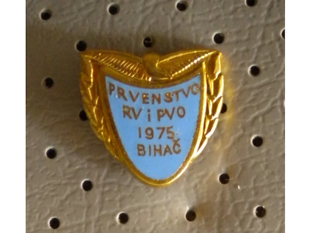 `Prvenstvo RV i PVO 1975 Bihać` (emajlirana Ikom)