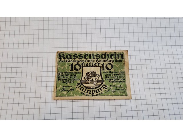 AUSTRIA 10 HELLER 1920 GODINA