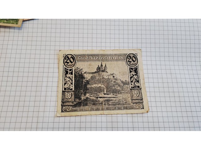 AUSTRIA 20 HELLER 1920 GODINA