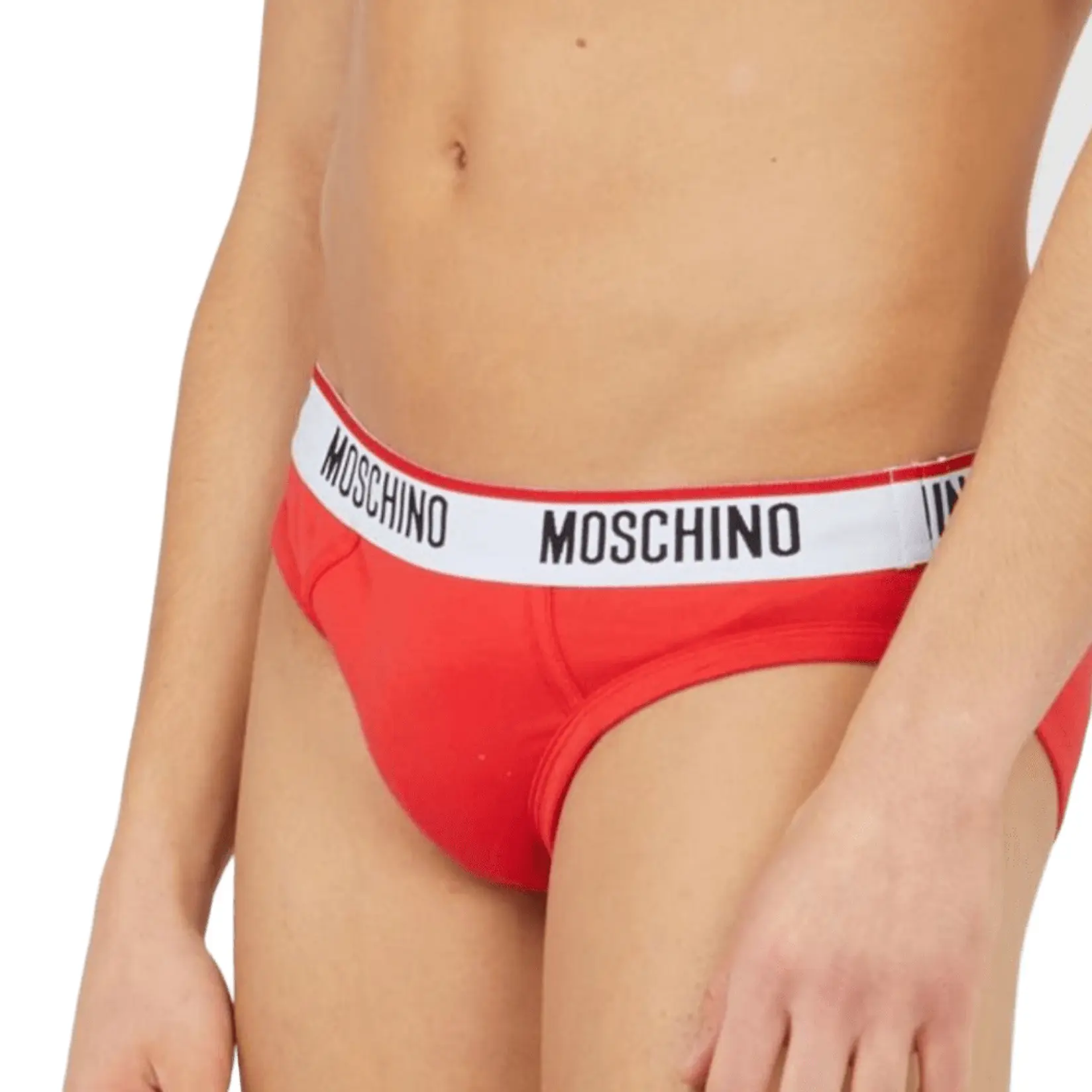 Moschino Set muških Slip gaća, 2 komada, Crveni