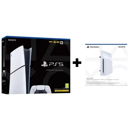KONZOLA SONY PLAYSTATION 5 PS5 1TB SLIM DIGITAL + DISC DRIVE