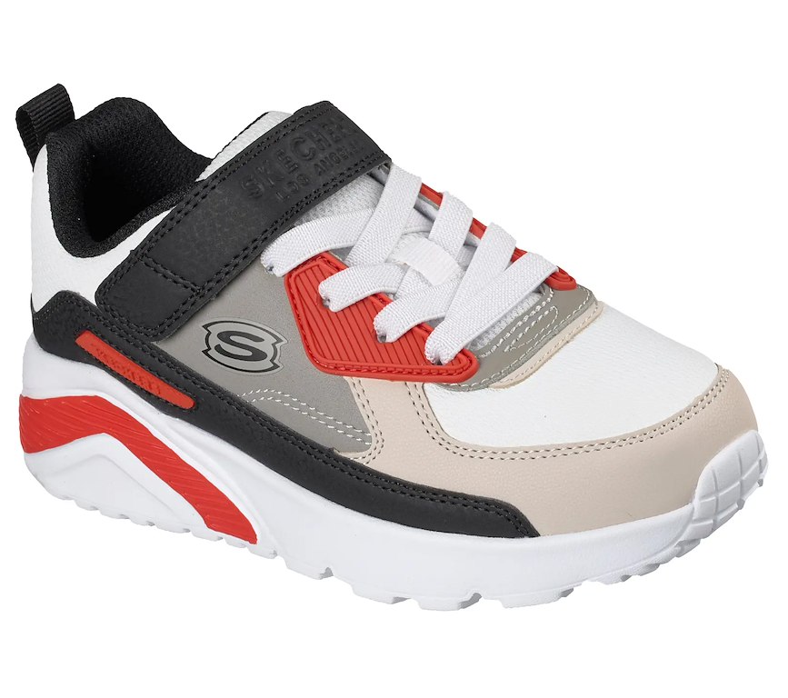 Skechers Patike za dečake Uno Lite - Revival-Edge, 417132L-WBRD, Bež-crvene