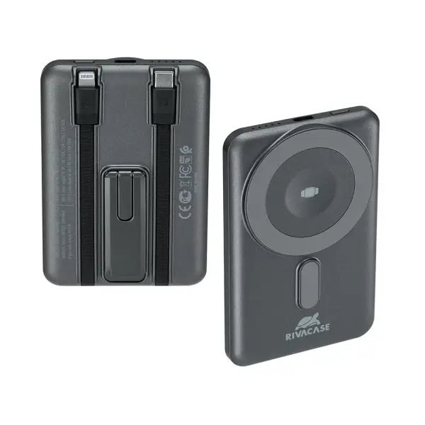 RIVACASE Power Bank VA2607 5000mAh Magsafe Qi WIRELESS 15W + QC/PD20W