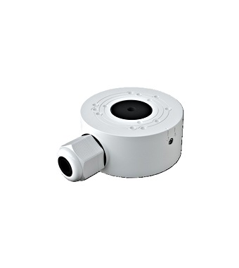 Metal-connection box, Bullet IP cameras, IP66, white
For outdoor mounting, Metal-connection box for IP camera, IP66, white