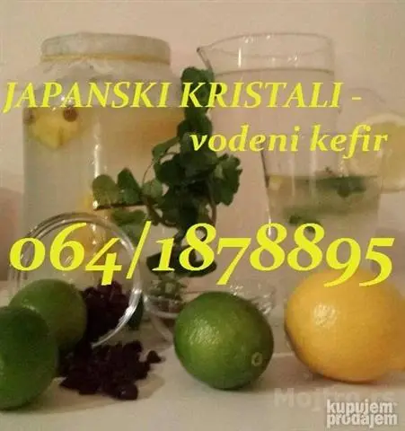 KEFIR VODENI , JAPANSKI KRISTALI