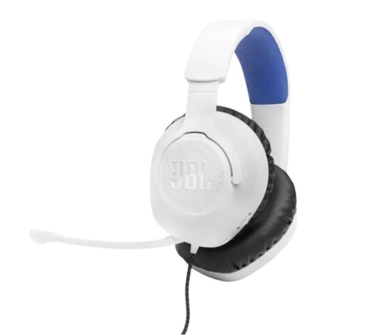 JBL GAMING SLUŠALICE QUANTUM 100P - WHITE/BLUE