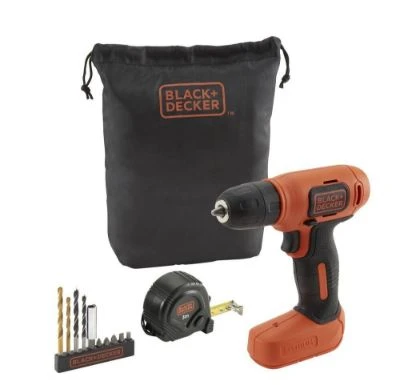 Black + Decker aku bušilica set BDCD8GPA