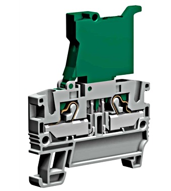 Push-in Terminal with Fuse holder, 1-level, 4mm², grey
Fuse holder with integrated alarm signal, for 115-230V, suitable for 5 x 20mm fuses, no fuse included