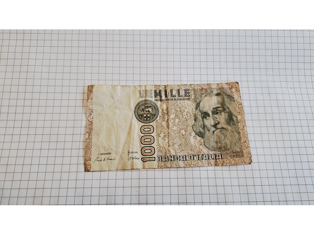 ITALIA 1000 LIRA 1982 GODINA
