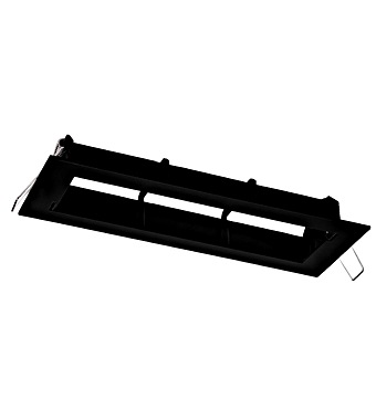 Recessed frame black for emergency luminaires design K9