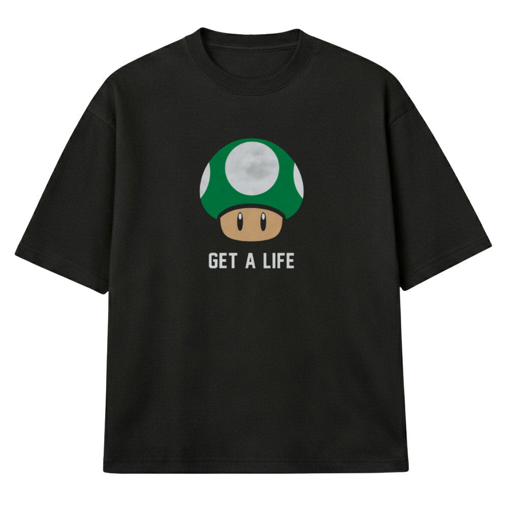 Get A Life Mario - Muska Majica