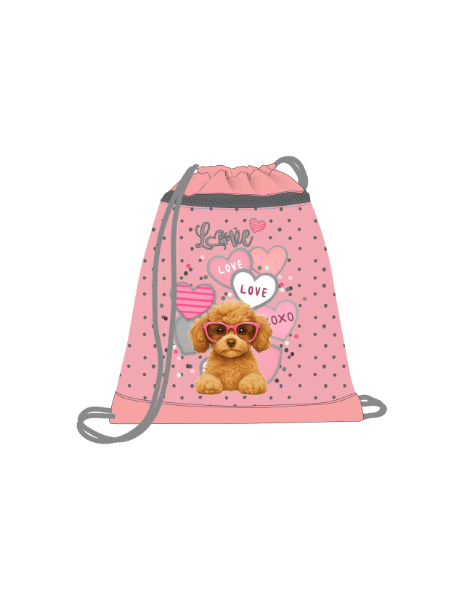 Sport torba Belmil 336-91 Pink heart puppy