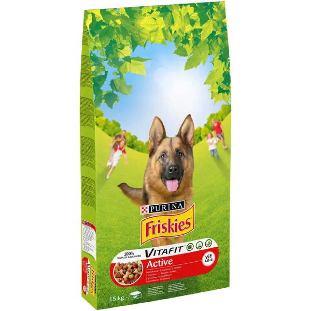 FRISKIES hrana za pse Adult - Active 15kg