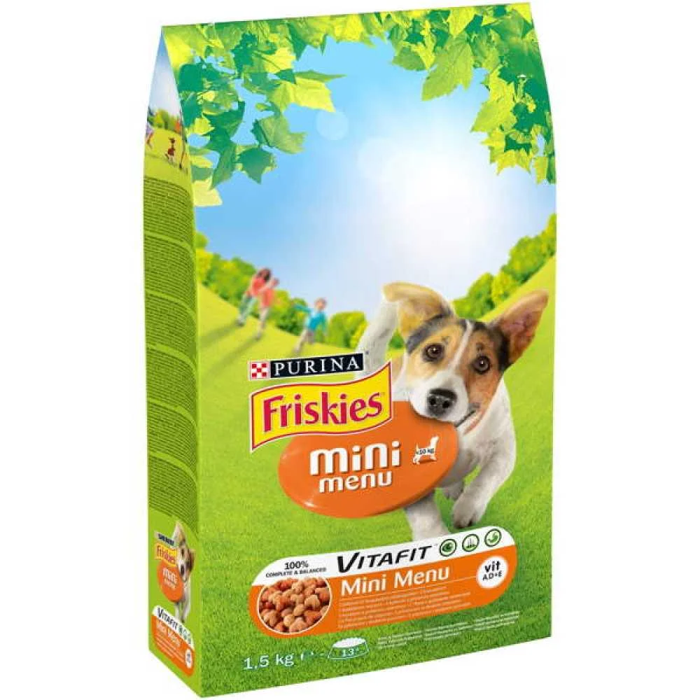 FRISKIES hrana za pse Adult Mini - Menu Piletina 1.5kg