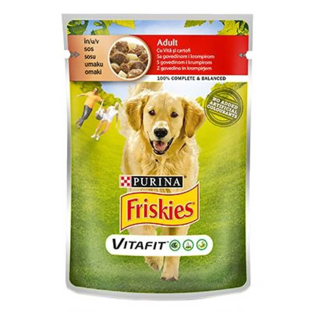 Friskies sos za pse - govedina i krompir 85g