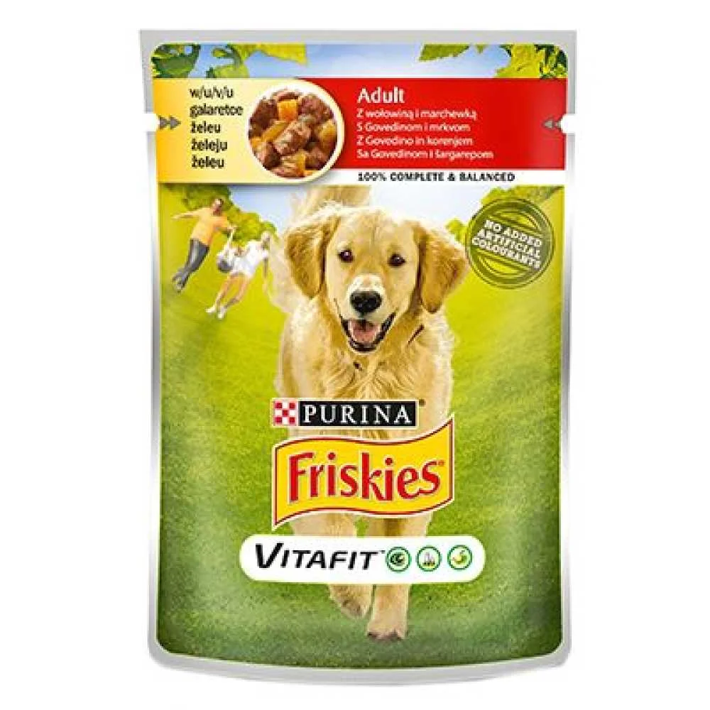 Friskies sos za pse - govedina i šargarepa 85g