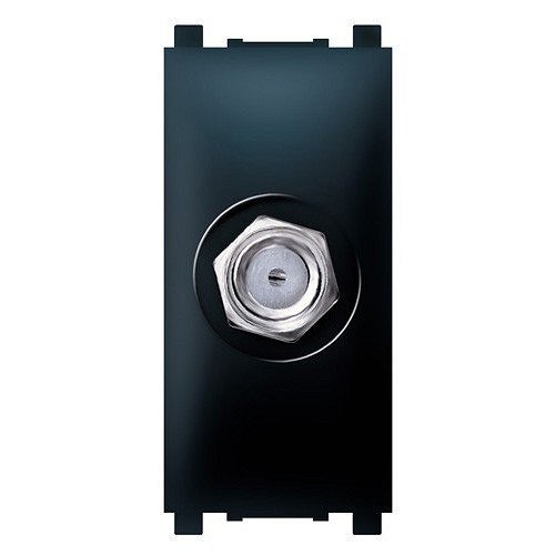 Prikljucnica antenska TV za individ. sisteme F/F 1M/10 crna