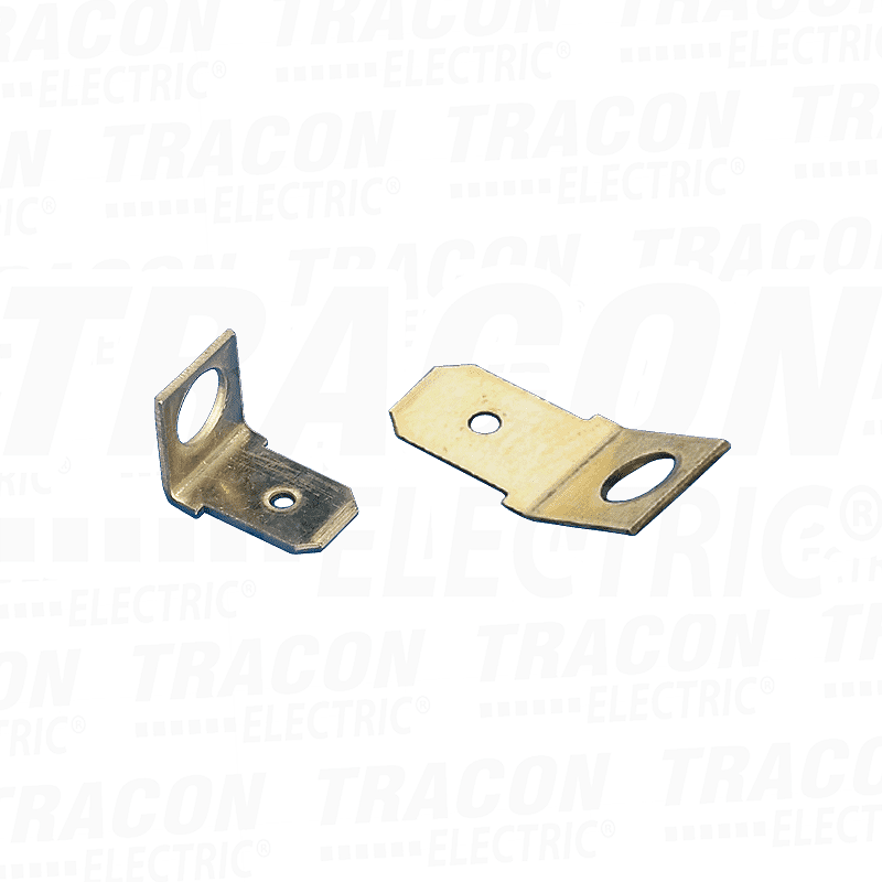 Neiz. prikljucni utikac sa vij. pricvrsci. mesing 6.3x0.8