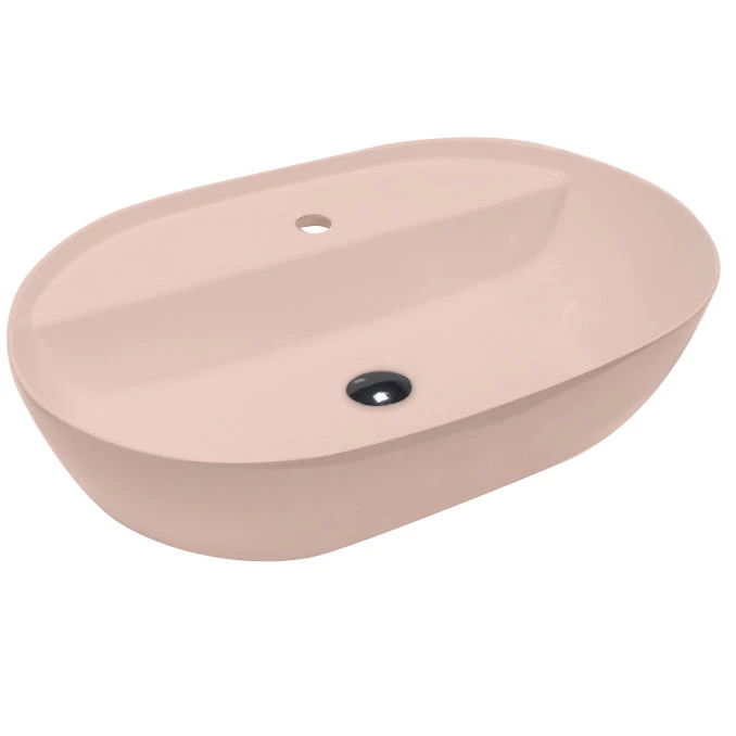 Lavabo nadgradni HATRIA HAPPYHOUR SLIM 12:00 MF 570x380x150 pink-powder glossy
