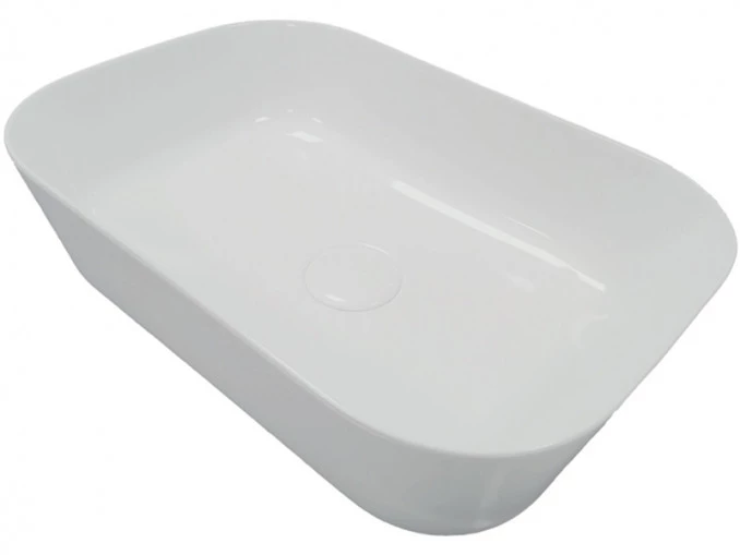 Lavabo nadgradni HATRIA HAPPYHOUR SLIM 18:00 550x380x155 white glossy