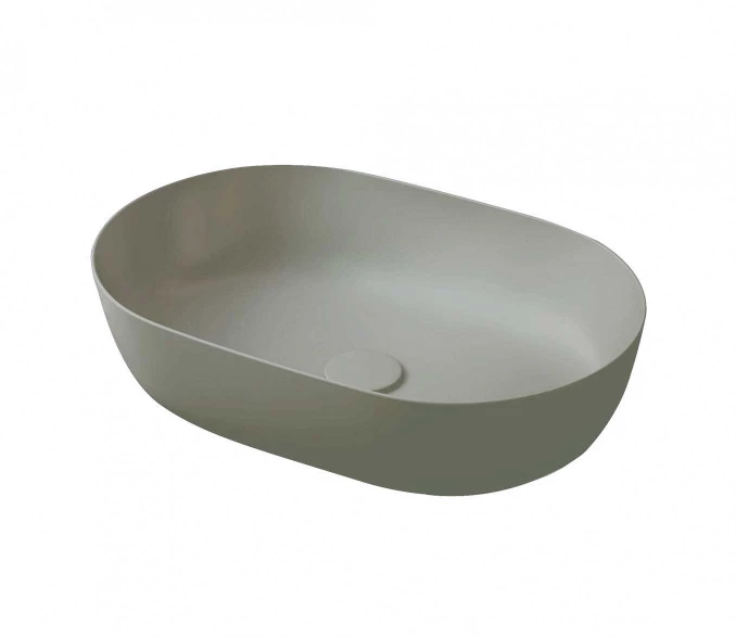 Lavabo nadgradni HATRIA HAPPYHOUR SLIM 21:00 750x380x150 cement matt