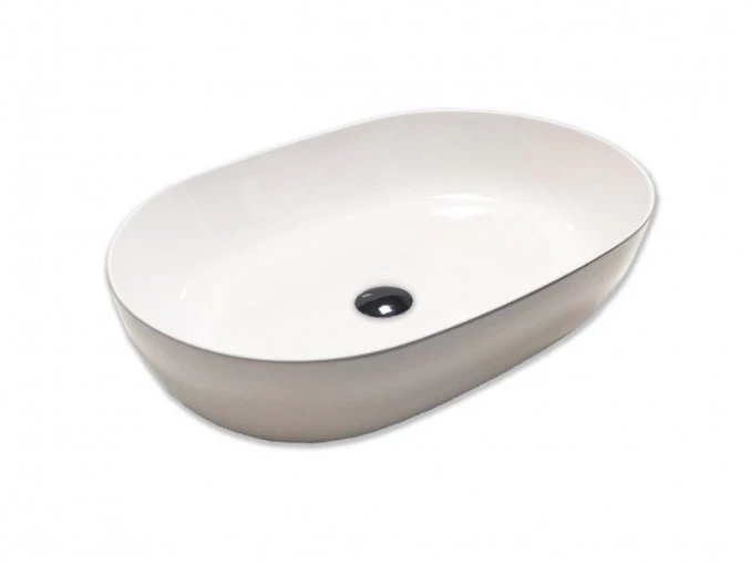 Lavabo nadgradni HATRIA HAPPYHOUR SLIM 21:00 750x380x150 white matt