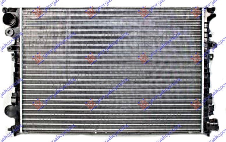 HLADNJAK MOTORA 2.0 HDI (+/-AC) (670x446x27) (VALEO)