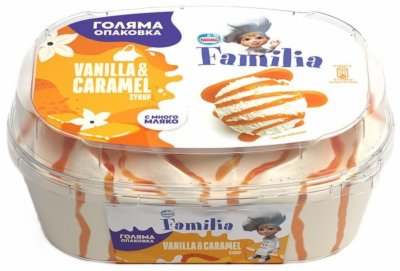 SLADOLED FAMILIA VANILLA&CARAMEL SYRUP 900ML