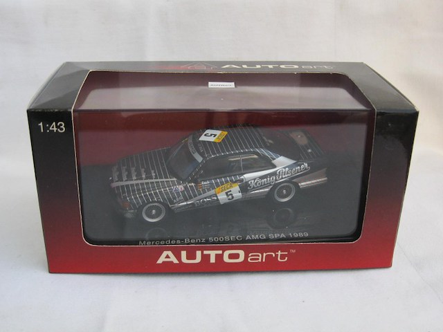 1:43 auto art mercedes 500SEC AMG